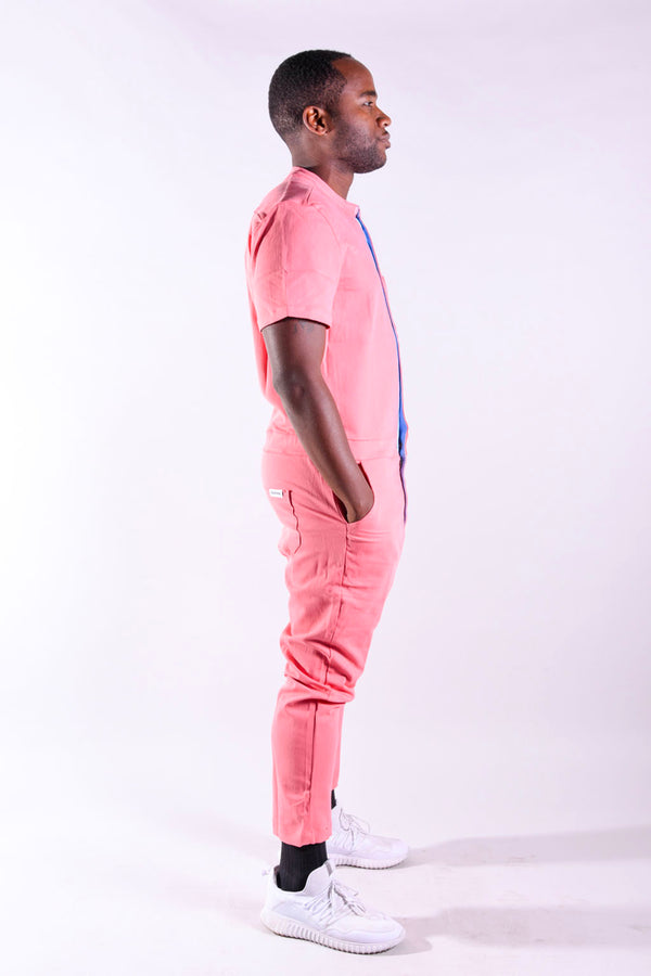 Salmon rompsuit [Final Sale] - RompHim®